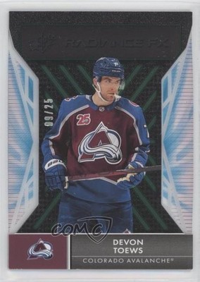 2021-22 SPx Radiance F/X Green /25 Devon Toews #RFX-45 | eBay