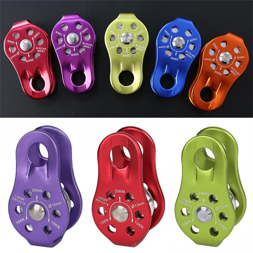 Outdoor Bearing Lifting Rock Climbing Fixed Rope Pulley Equipment ...