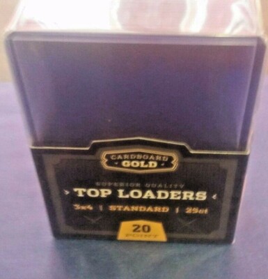 BASEBALL CARDBOARD GOLD 3" x 4" PLASTIC TOP LOADER FOR BASKETBALL CARD ...