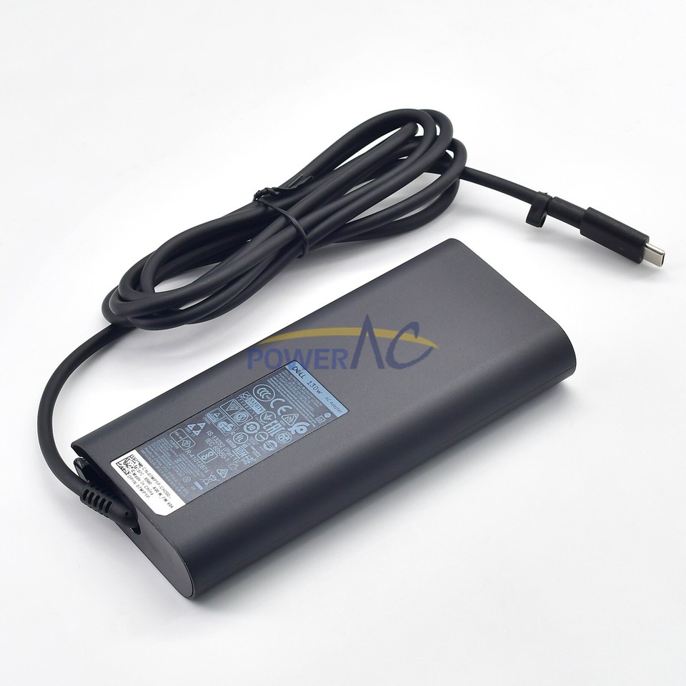 Dell 130W HA130PM170 USB-C Type C Laptop Charger AC Adapter w/ Cord ...