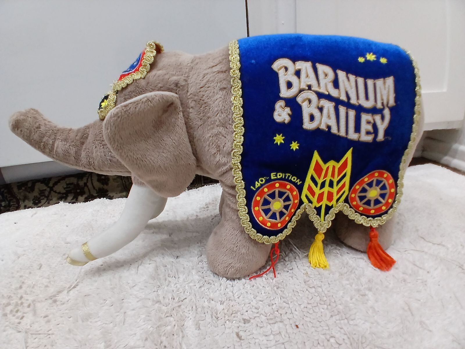 Ringling Bros Barnum & Bailey Circus Elephant 140th Edition Plush ...