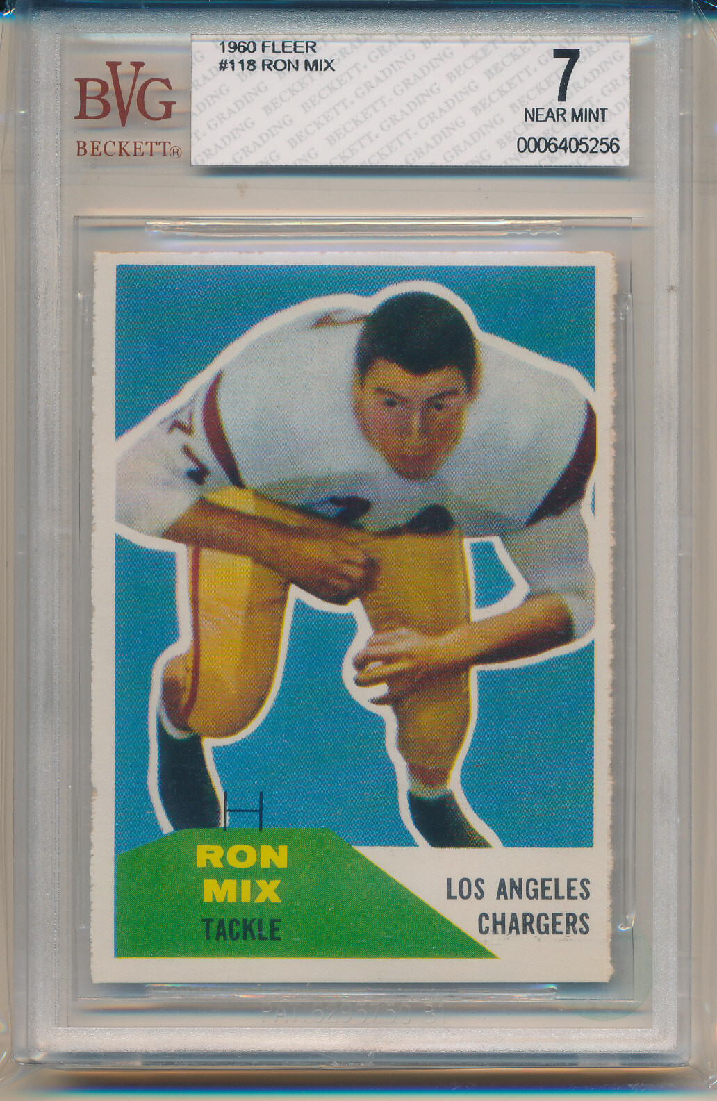 1960 Fleer Football Ron Mix (HOF) (Rookie Card) (#115) BVG7 BVG | eBay