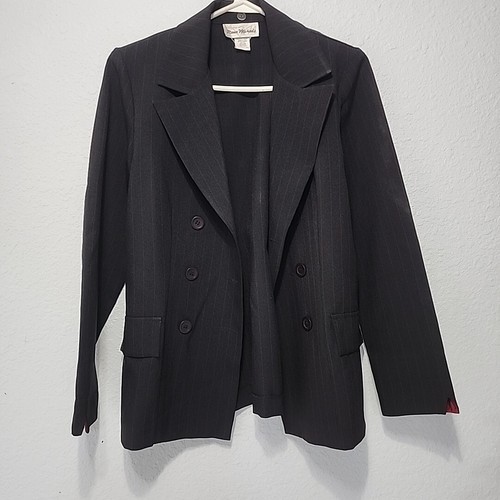 Renee Michaels Blazer Black /red Stripes Size 10. | eBay