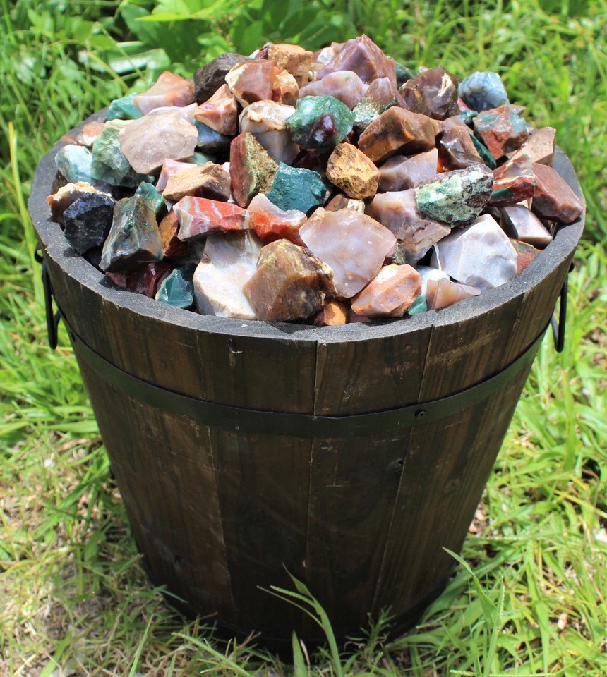 500 Carat Lot Natural Rough Fancy Jasper, Raw Gemstone Cabbing Rocks ...