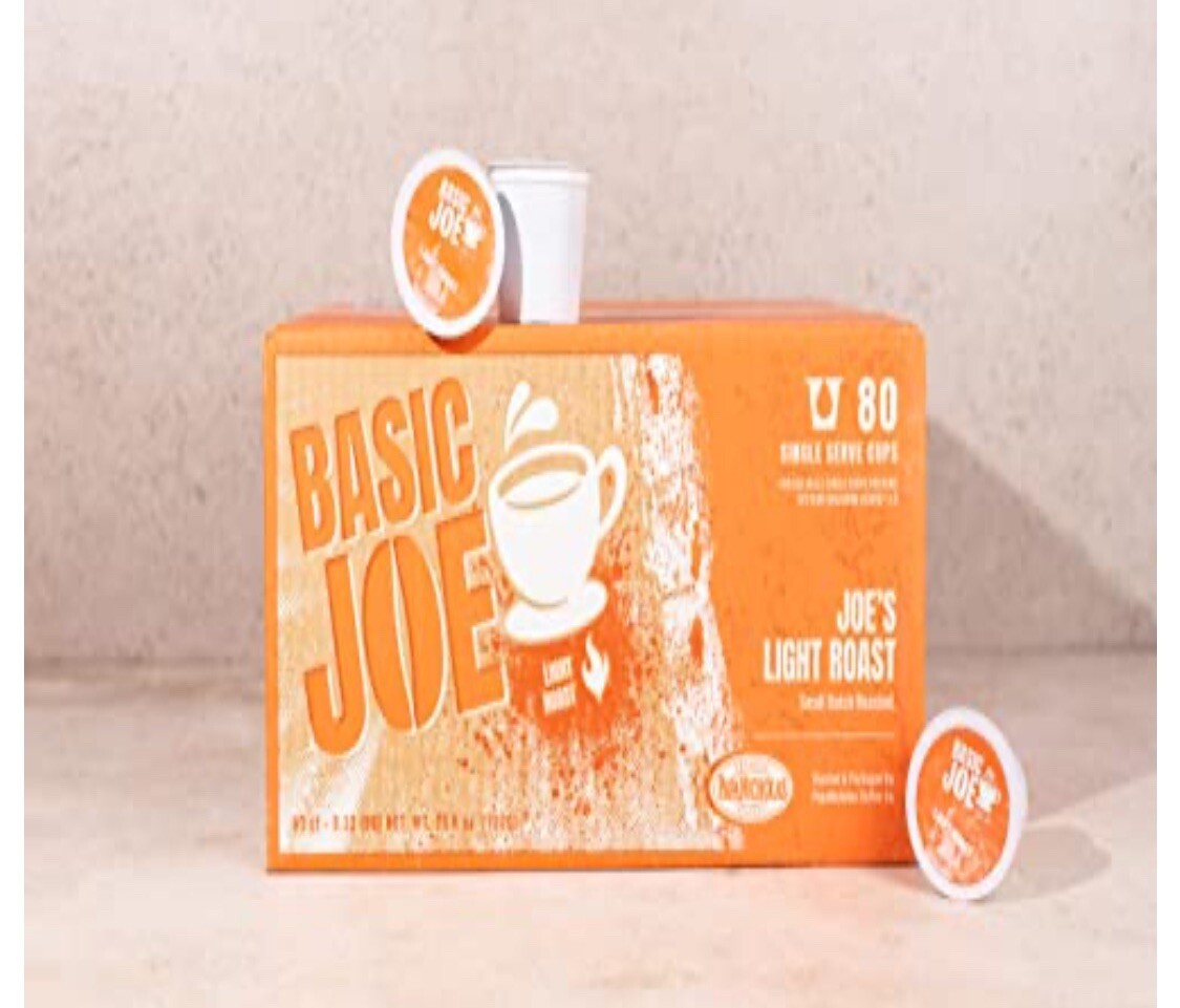 Basic Joe 80-Count Dark Medium Light Roast Single Serve Coffee Pods for ...