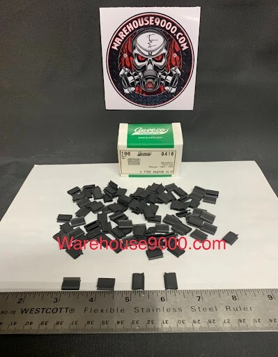 UNIVERSAL U Type Snap-On Clip, 0.06" to 0.09" Panel Range Auveco 9416 ...