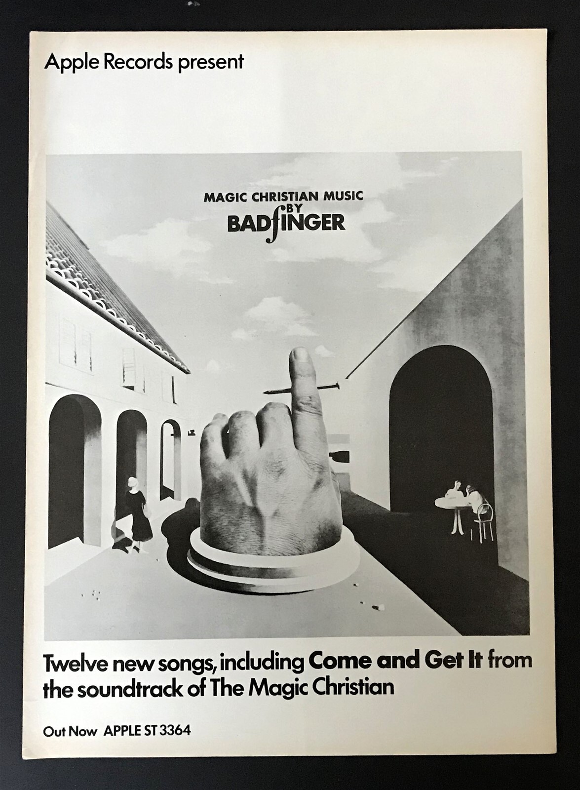 Badfinger Come And Get It 1970 Short Print Poster Type Ad, Advert Paul ...