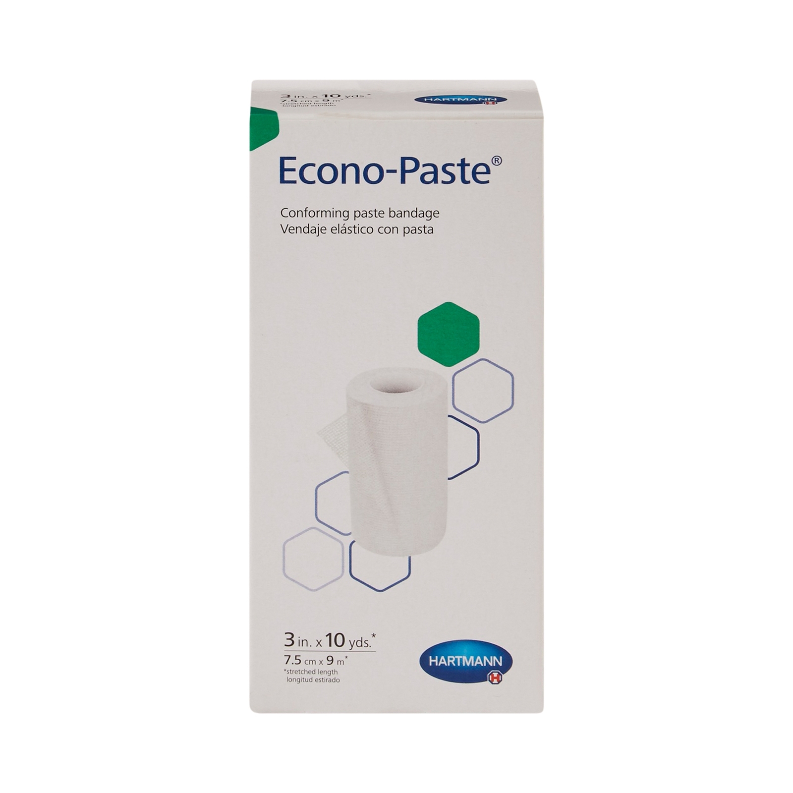 Hartmann Econo-Paste Gauze Unna Boot White NonSterile 3" x 10 Yd 12 Ct ...