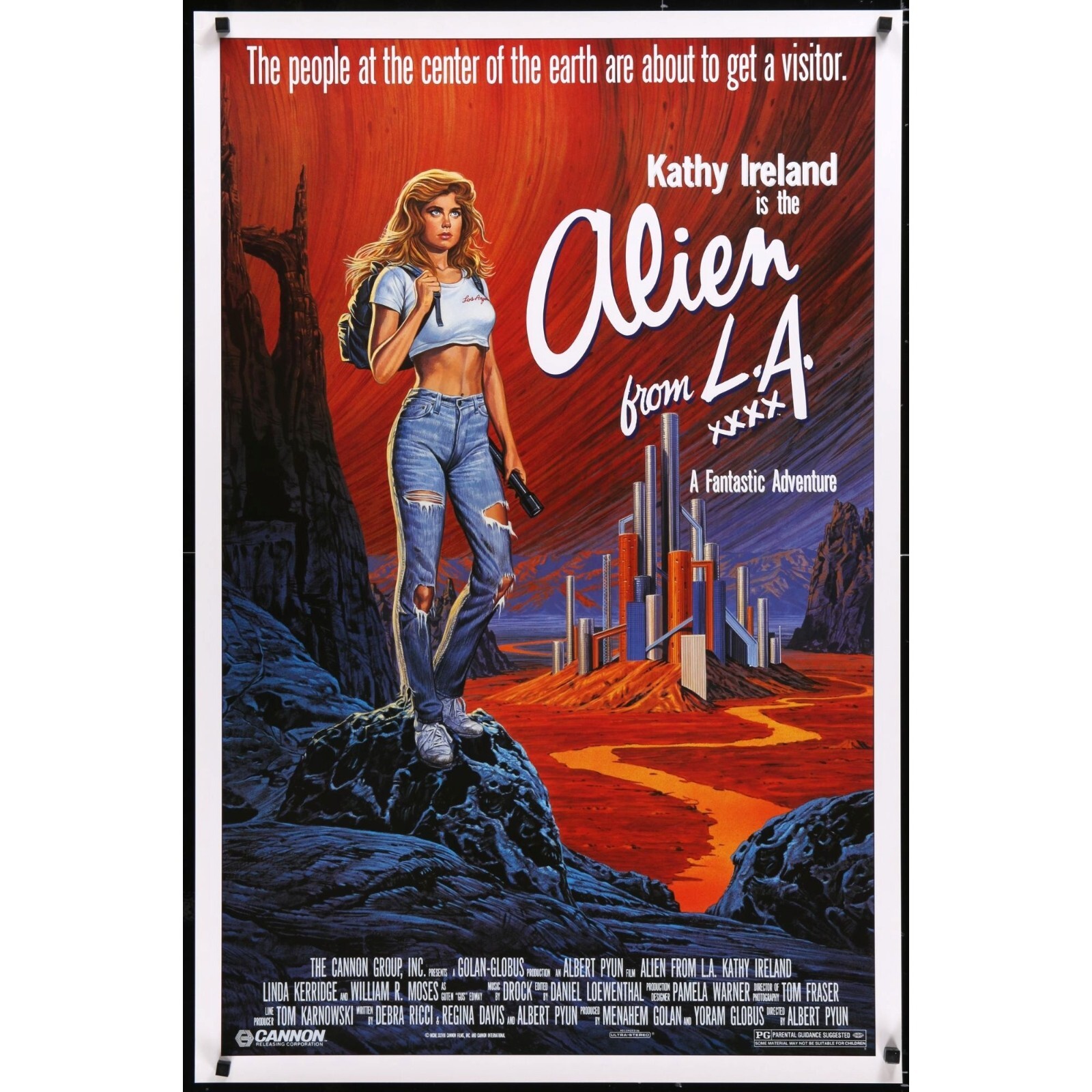 ALIEN FROM LA 1988 Rolled Movie Poster 27" x 41" | eBay