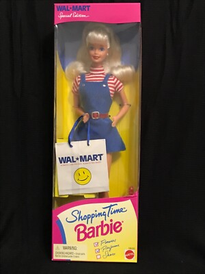 Shopping Time Wal-Mart Barbie Special Edition Doll 1997 #18230 NRFB | eBay