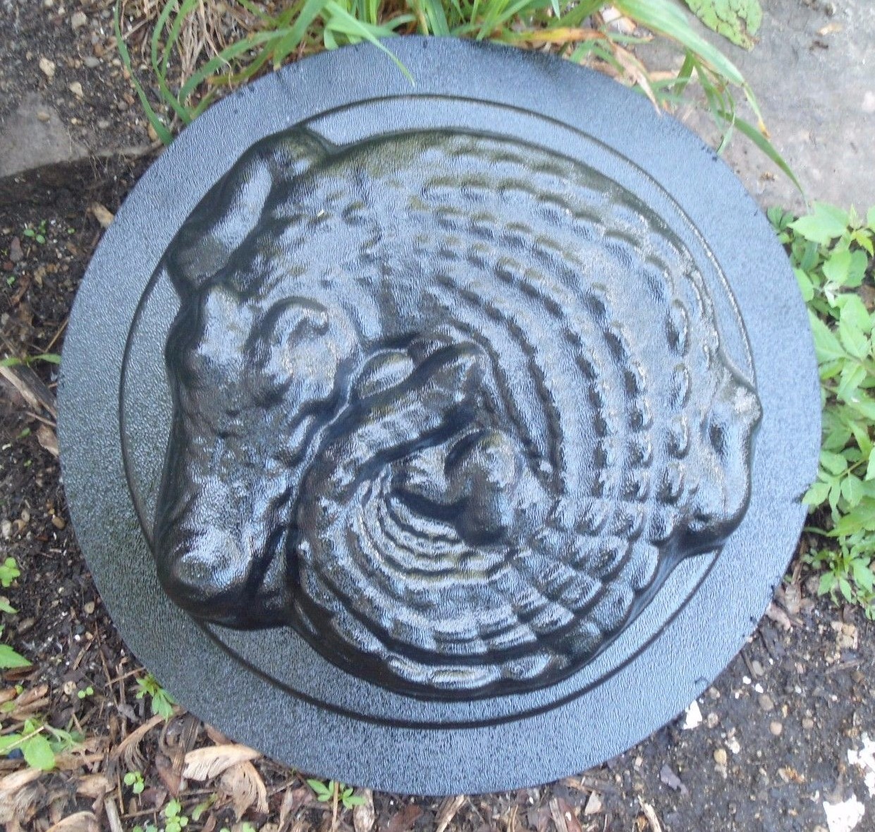 Alligator stepping stone mold concrete plaster abs plastic gator mould ...