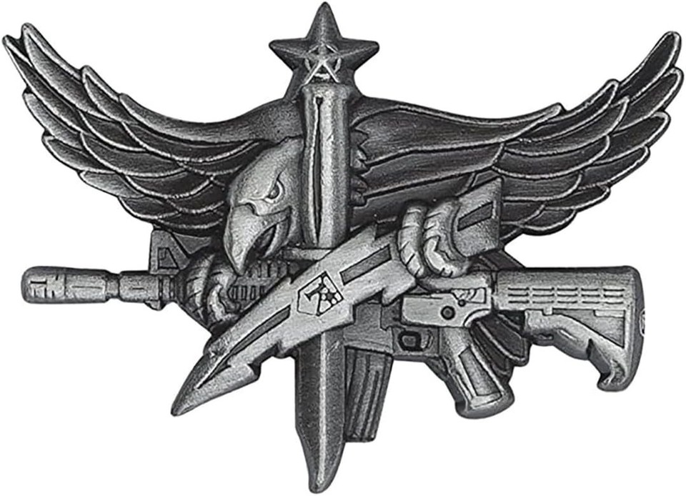 SWAT Operator Insignia Pin, Antique Silver Finish | eBay