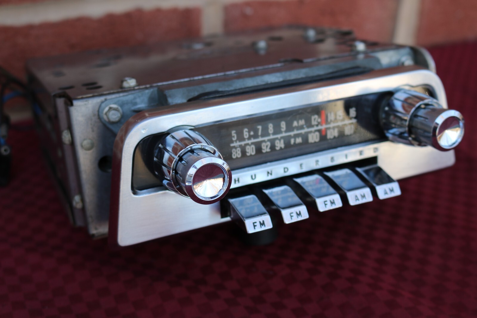 63 1963 FORD THUNDERBIRD AM-FM RADIO BENDIX FOMOCO F3TB UNRESTORED ...