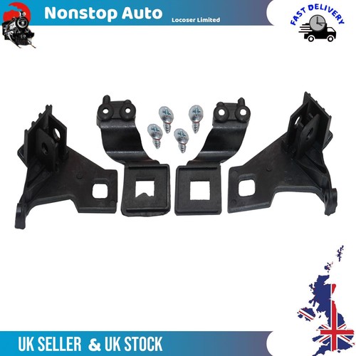 Headlight Repair Kit Bracket Mount Clips Left & Right Fits Audi A4 A5 ...