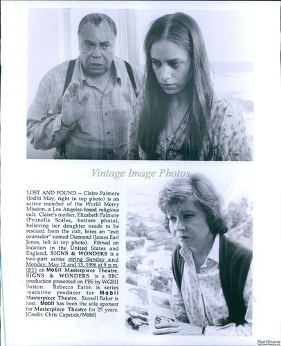 1996 Photo Jodhi May Prunella Scales James Earl Jones In Signs ...