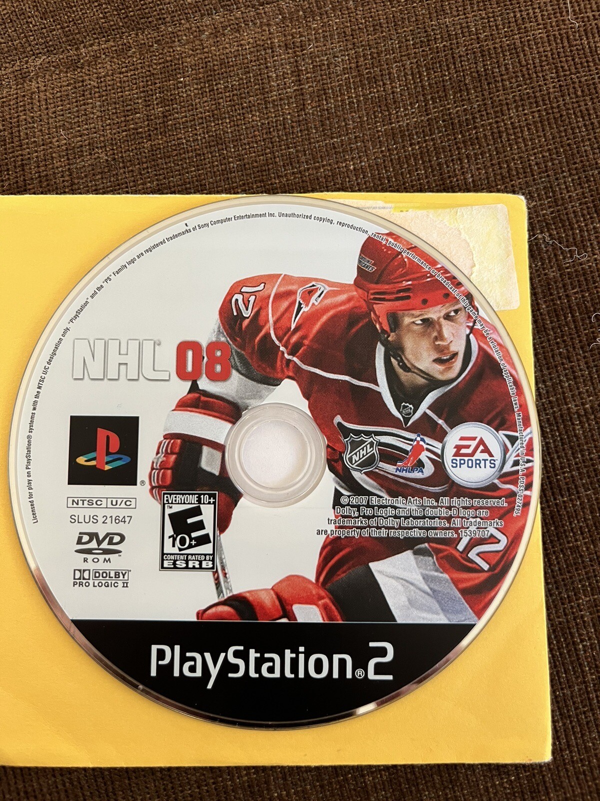 NHL 08 PlayStation 2-Disc Only 14633153972| eBay
