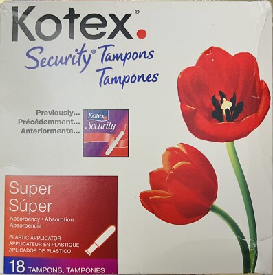 Kotex Security Tampons Discontinued