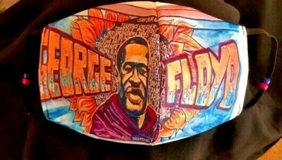 In Memory of George Floyd ~REVERSIBLE Cotton Face mask (handmade) | eBay