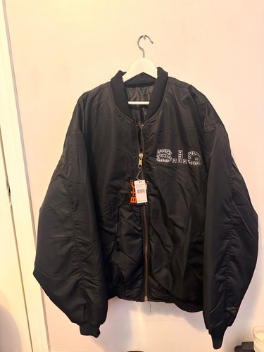 Vintage 90s mens Bomber Jacket Notorious BIG Black 3XL with picture on ...