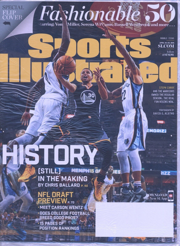 Sports Illustrated Magazine Stephen Curry April 18 2016 Golden State ...