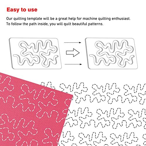 3Pcs Freemotion Quilting Rulers and Templates Set Quilting Templates ...