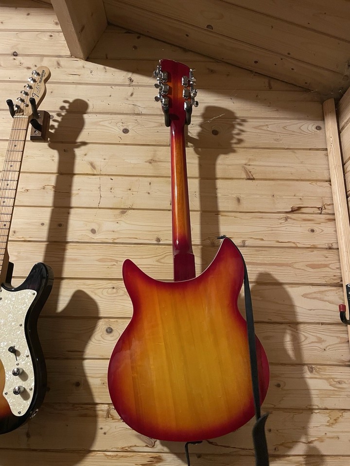 Rickenbacker *COPY* 360 12 model with a MODDED authentic Rickenbacker ...