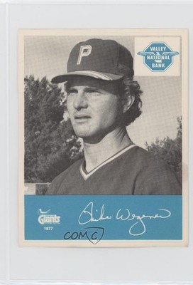 1977 Valley National Bank Phoenix Giants Mike Wegener | eBay