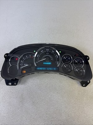 03-06 Cadillac Escalade Dash Instrument Cluster Gauge Speedo OEM TESTED ...