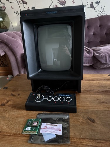 Vectrex Arcade Video Game Console, MB with 72 In 1 Multi-cart, Great ...