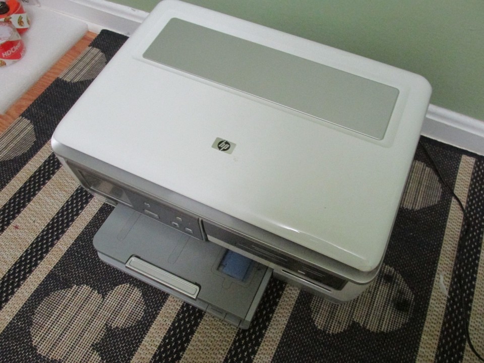 HP Photosmart C8180 All-In-One Wireless Printer w Built-in DVD Burner ...