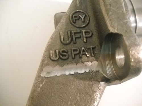 UFP Trailing Arm Replacement Torsion Spindle 3500# Boat Trailer Axle ...