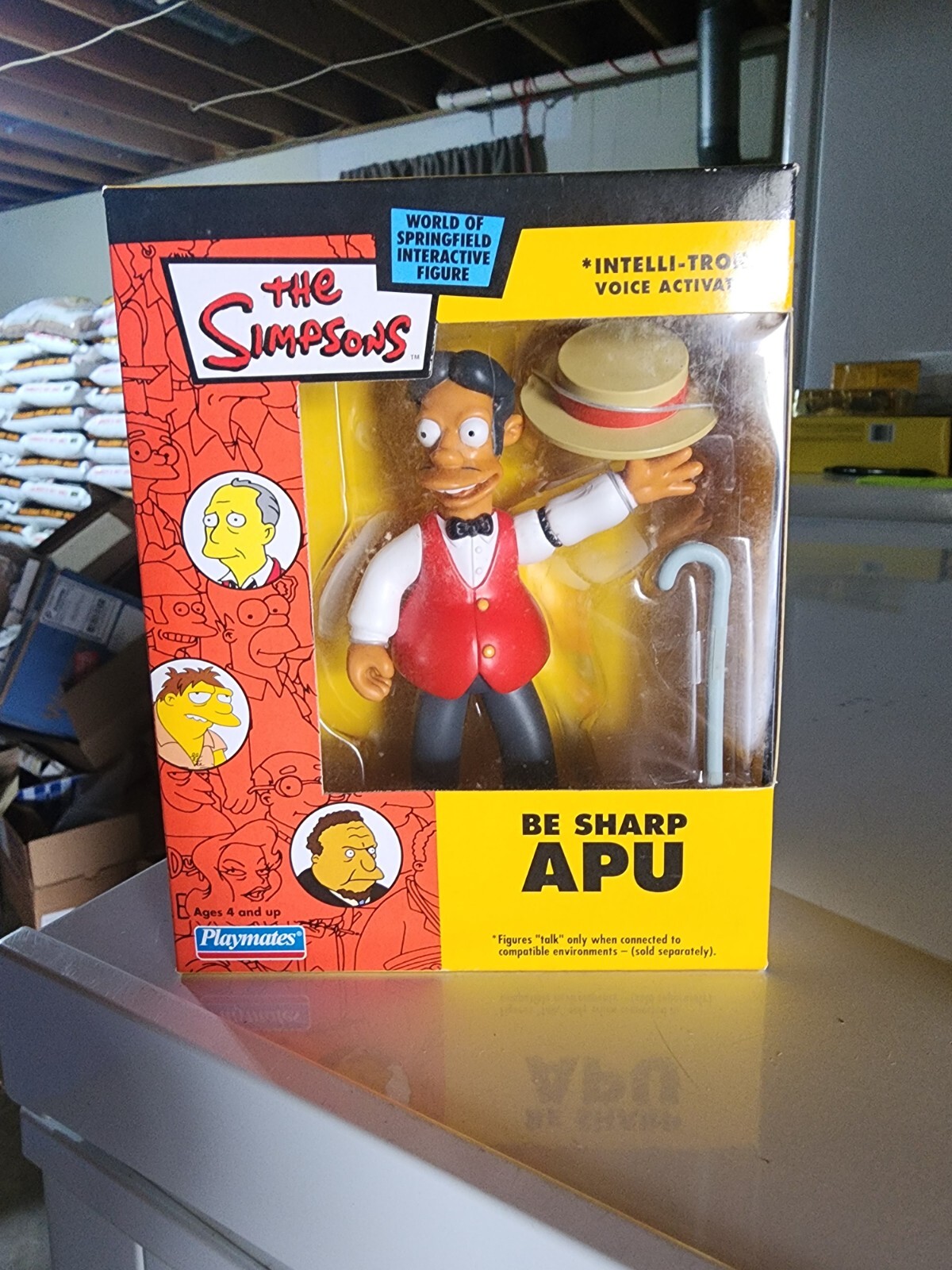 The Simpsons BE SHARP APU Mail Away World of Springfield Playmates ...