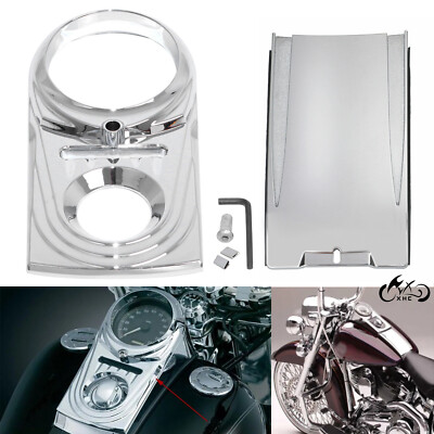 Dash Panel Insert Cover Tank Lower Extension For Harley Softail ...