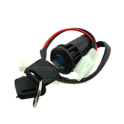2 Wire Key Switch For Electric Mini Moto Pocket Dirt Bike ATV Scooter ...