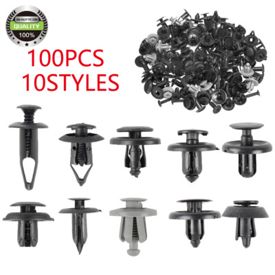 100X Bumper Fender Fastener Clips For Volkswagen Beetle Bora CrossFox ...