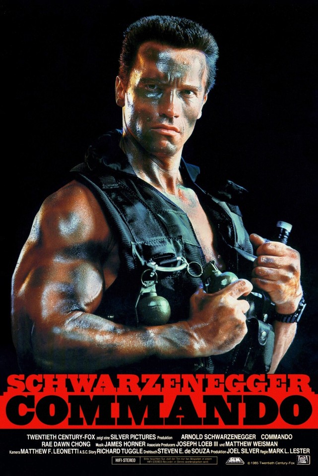 Commando 8x12 Metal Movie Poster Sign [A] | eBay