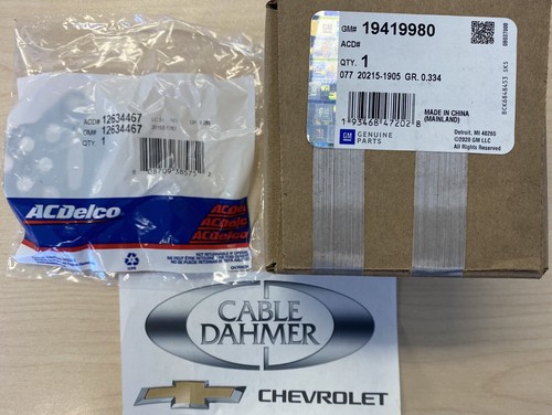 19419980 Genuine OE GM Oil Flow Control Solenoid w/ 12634467 Gasket ...