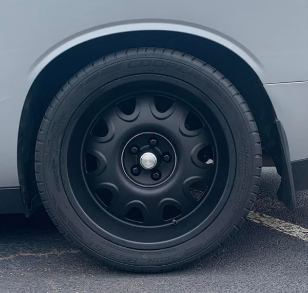 20 Inch Mopar Rallye Wheel Kit with Matte Black Center Caps for 2004 to ...