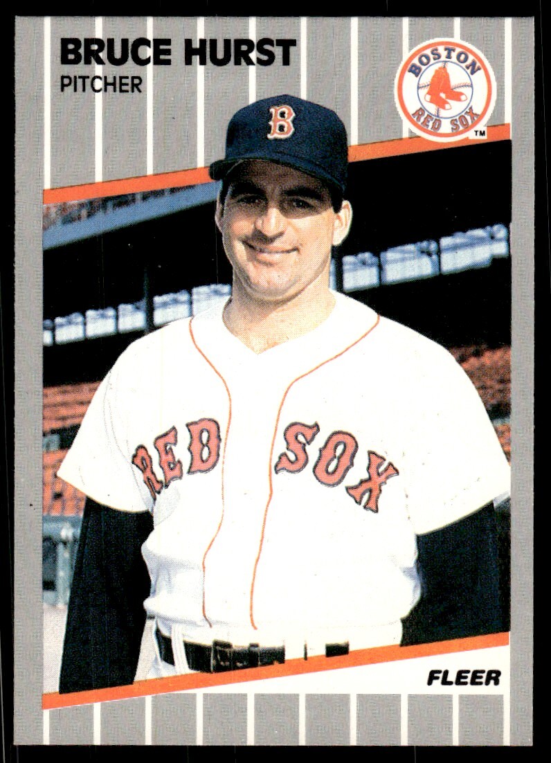 1989 Fleer Baseball Card Bruce Hurst Boston Red Sox #91 | eBay