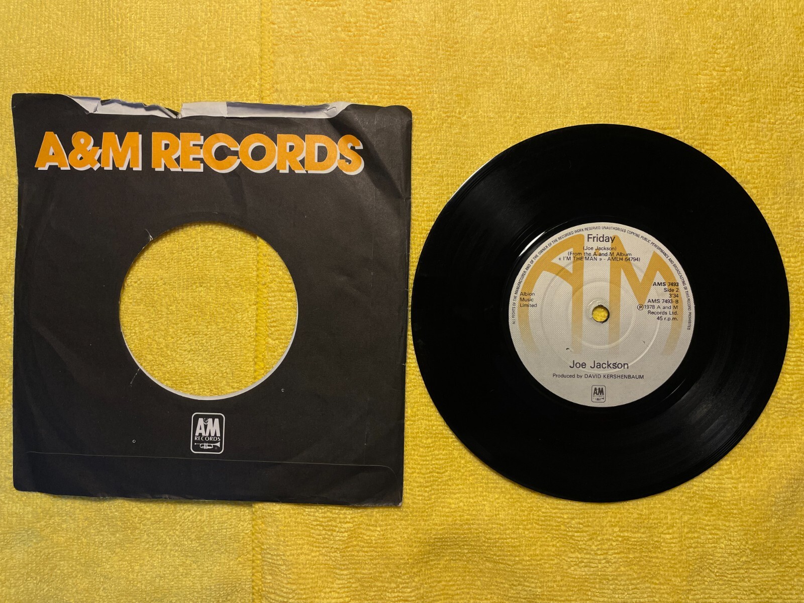 Joe Jackson - It's Different For Girls - 7" Vinyl Single Record | eBay UK