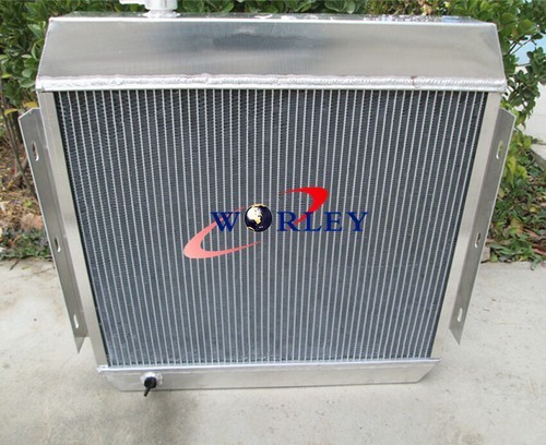 3Row Aluminum Radiator For Chevy BEL AIR V8 Engine W/Cooler 1955 1956 ...