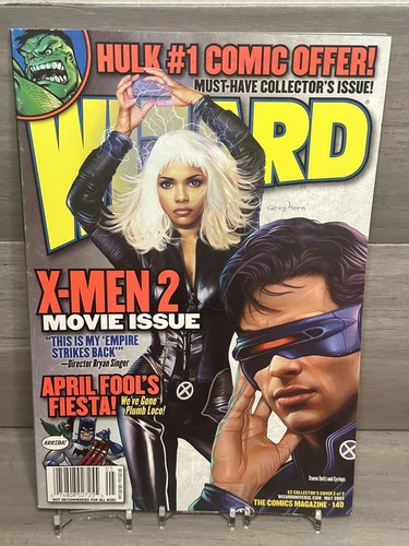 WIZARD MAGAZINE #140 - MAY 2003 - X-MEN 2 MOVIE COVER - Incredible Hulk ...