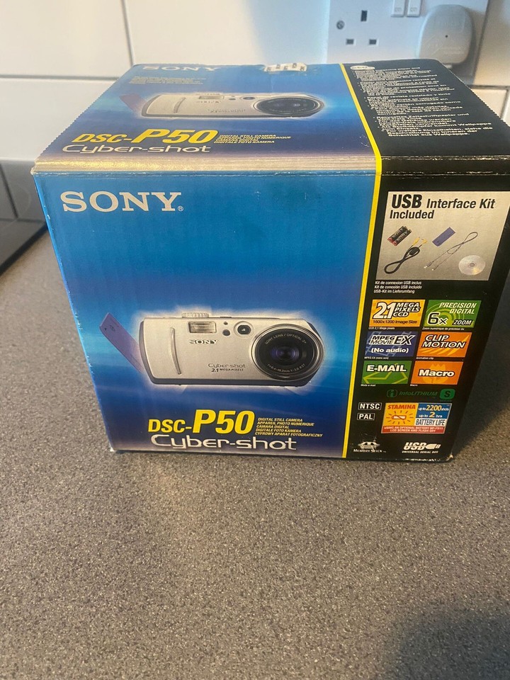 Sony Digital Camera Cybershot DSC-P50 2.1MP Silver Tested | eBay
