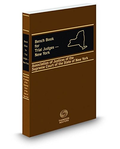 Bench Book for Trial Judges New York, 2015-2016 ed. | eBay