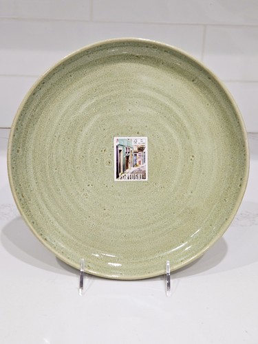 Fapor Portugal Stoneware Salad Plates Set of 6 Sage Green Reactive ...