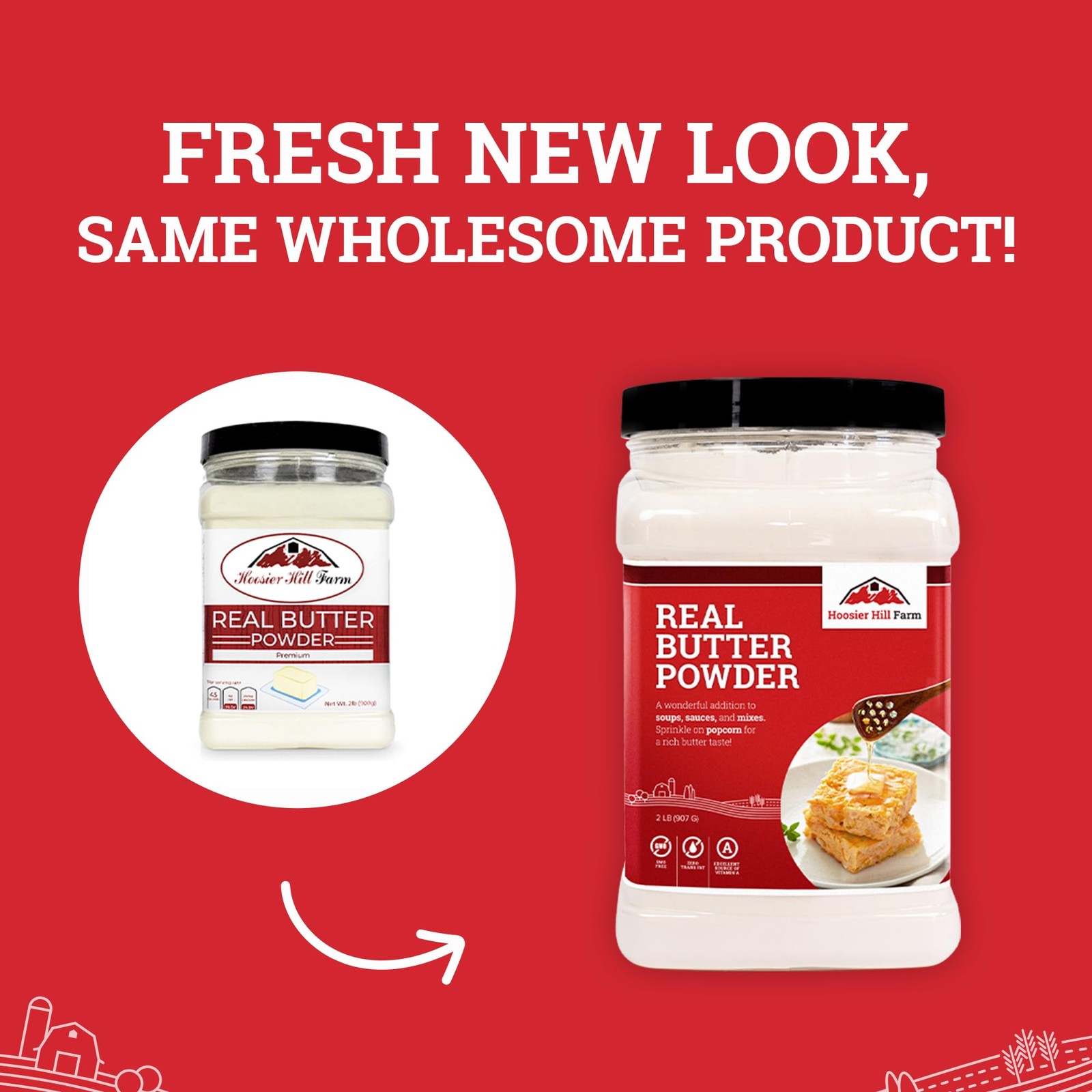 Hoosier Hill Farm Real Butter powder, 1 lb | eBay