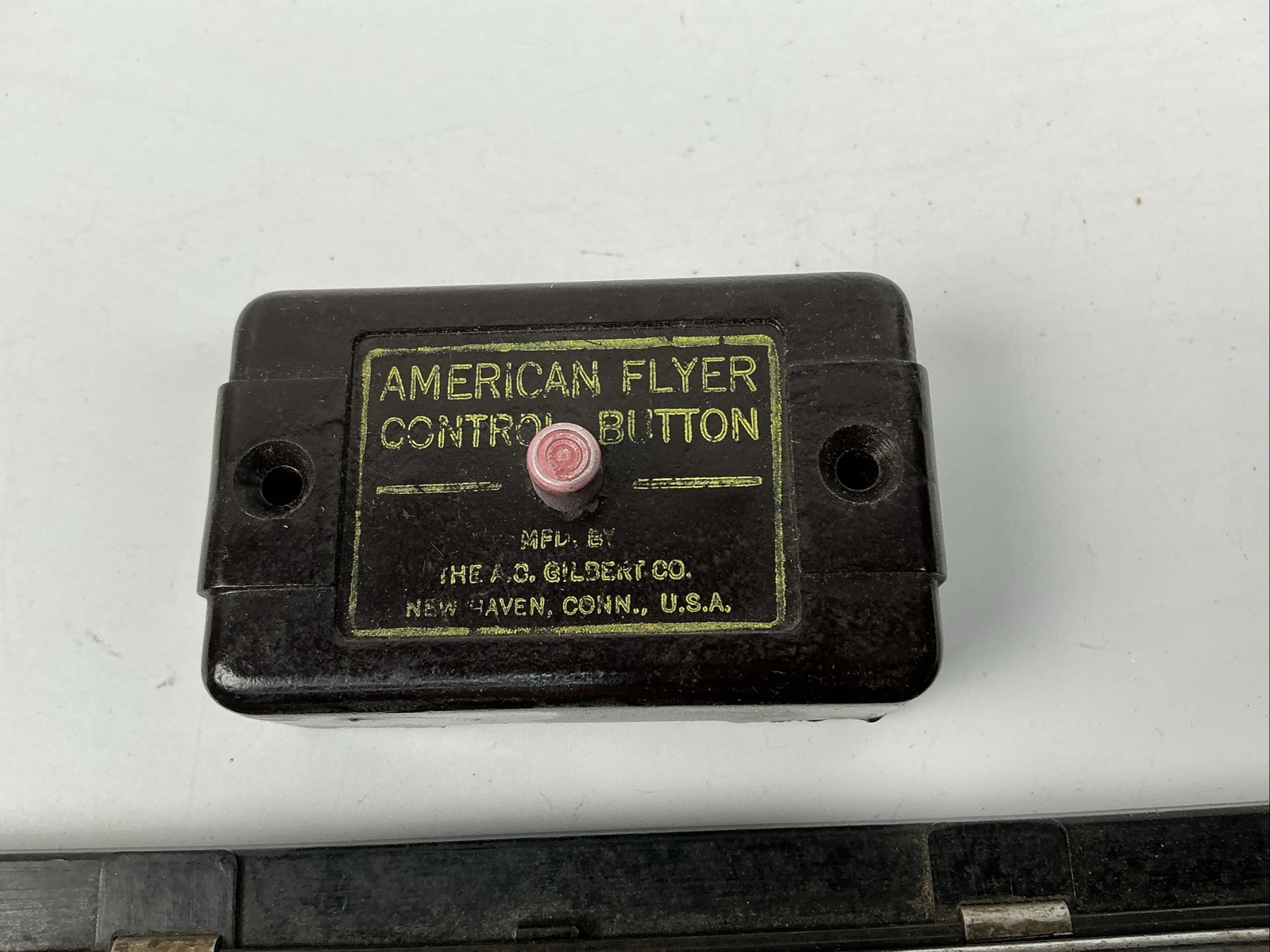 American Flyer S Gauge 710 Track Trip Section w/ Control Button | eBay