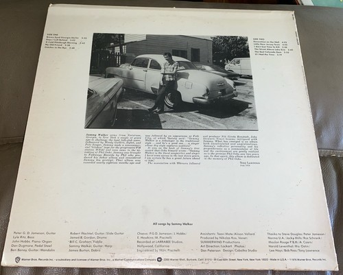 SAMMY WALKER Self Titled Vinyl Record Album Lp BS 2961 EX | eBay