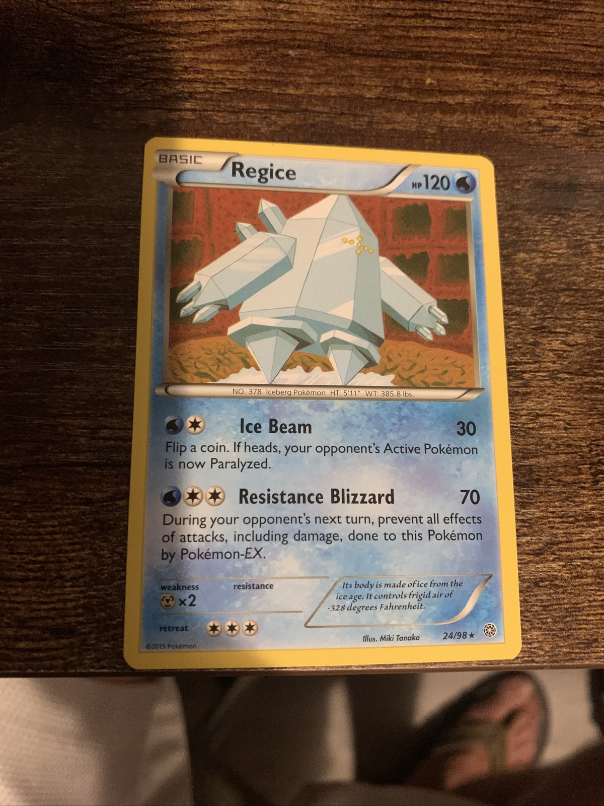 Pokémon TCG Regice Ancient Origins 24/98 Regular Rare | eBay