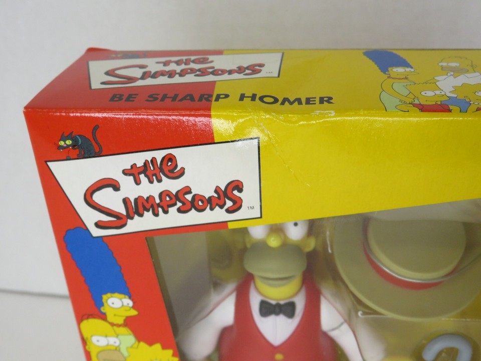 Be Sharp Homer World Of Springfield 2002 THE SIMPSONS Playmates Mail ...